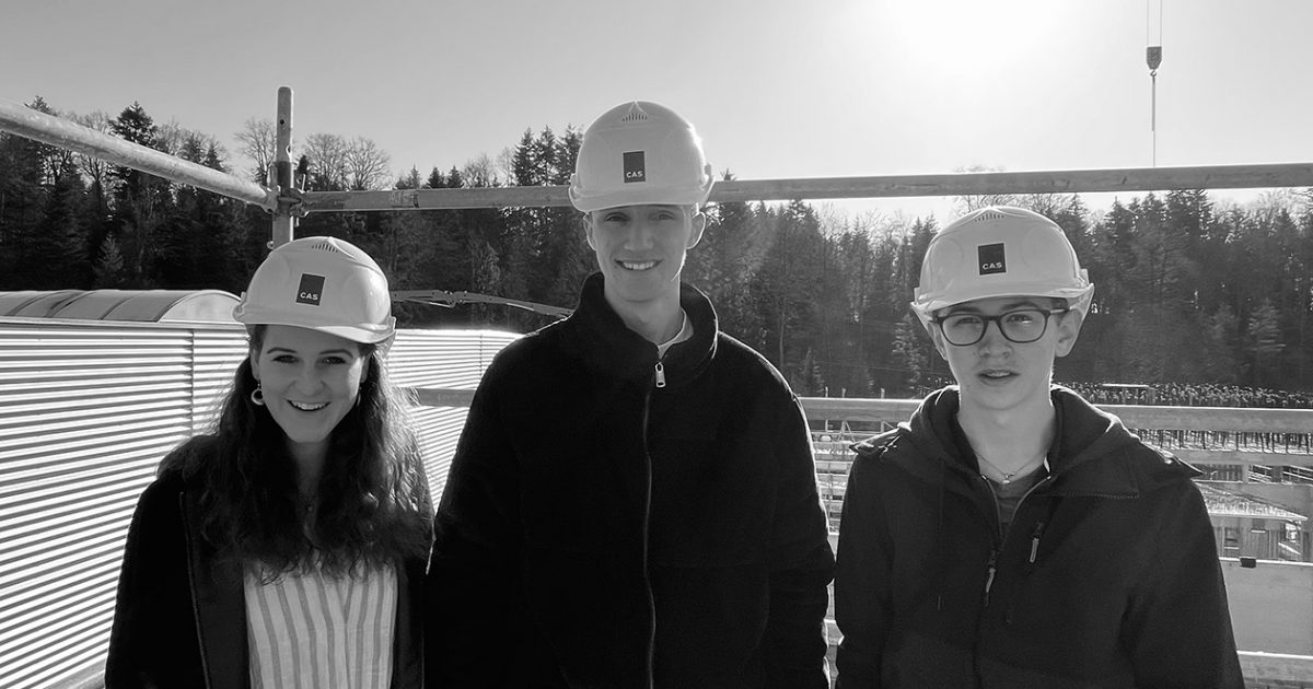 Theorie auf der Baustelle erleben – CAS Gruppe AG